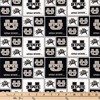 Utah State Allover Collegiate Cotton Fabric | Hobby Lobby | 1279223
